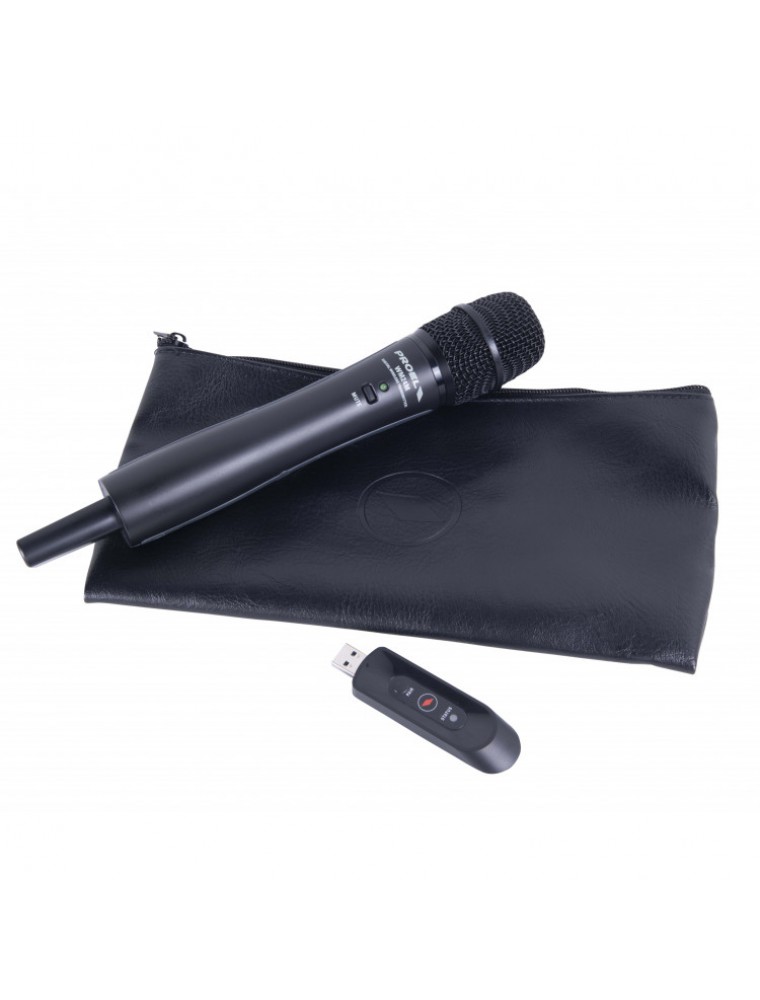 PROEL U24H WIRELESS MICROPHONE 2,4GHZ USB HANDHELD KIT
